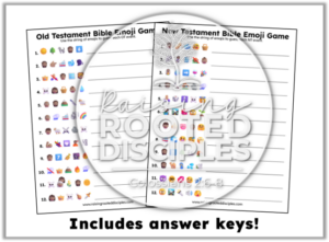 FREE Bible Emoji Games - Raising Rooted Disciples